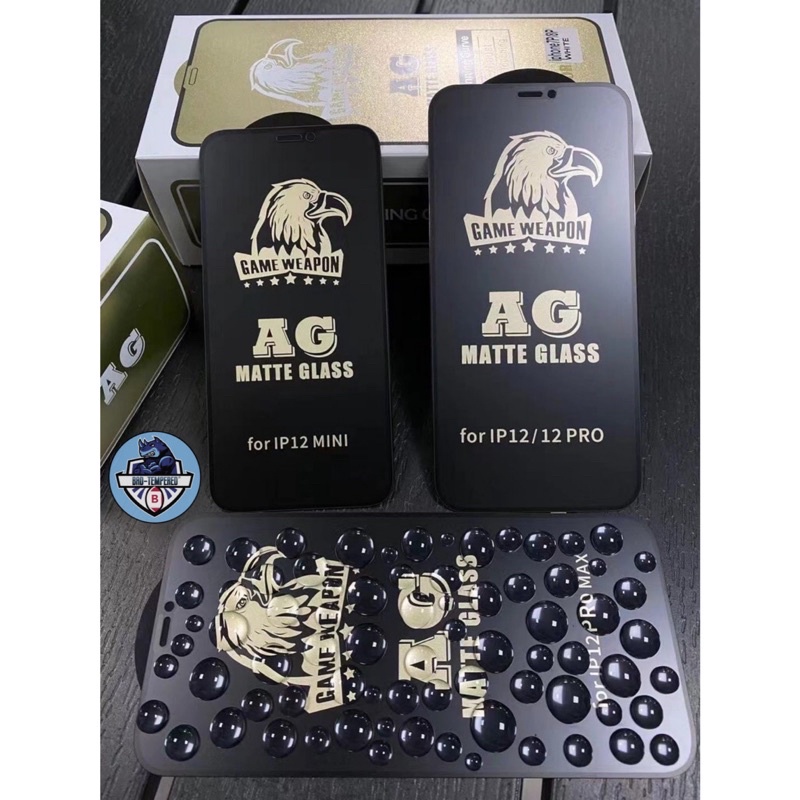 AG Full Matte Tempered Glass for iPhone 15 14 13 12 11 Pro XS Max 8 7 6 ...
