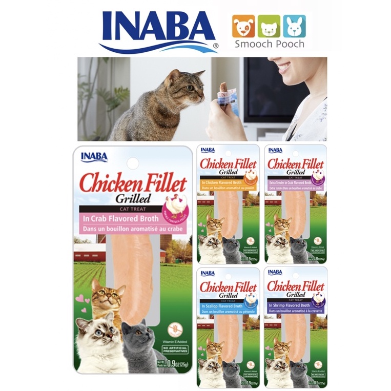Inaba Chicken Fillet in Flavored Broth Cat Treat 15g (1 Pouch) | Shopee ...
