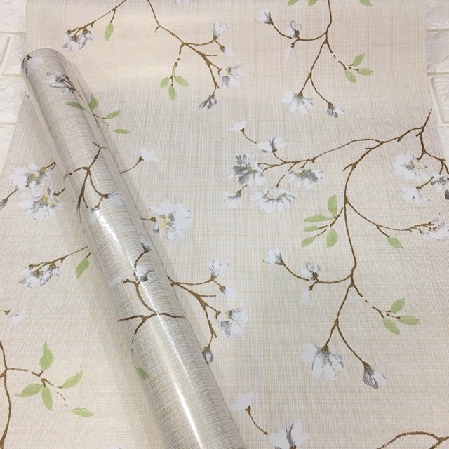 Pvc Wallpaper self adhesive home decor wall sticker 212G | Shopee ...