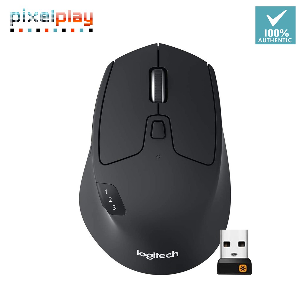 Logitech M720 Triathlon Wireless Mouse Black | Shopee Philippines