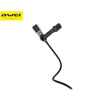 Awei MK1 3m Wired Clipper Microphone Cable Live Broadcast,Interview ...