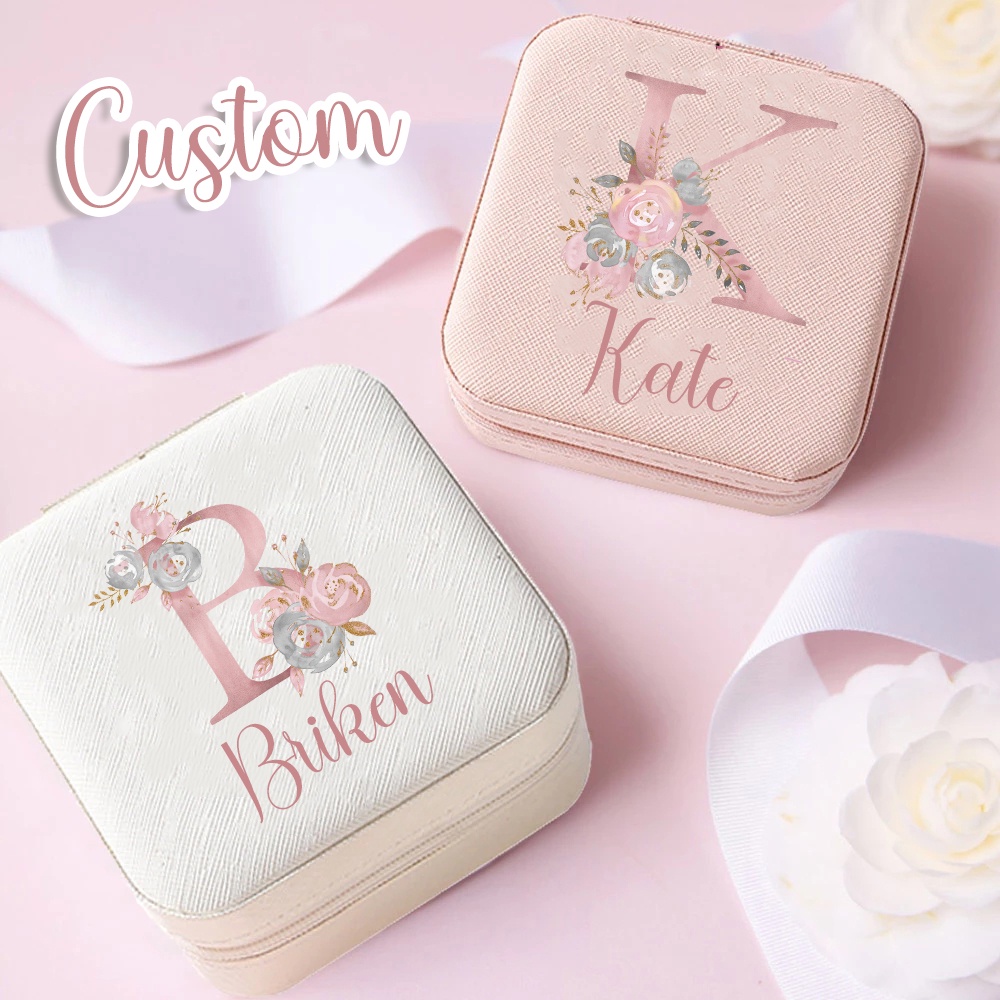Personalized Gifts for Her Custom Jewelry Boxes with Initials ...