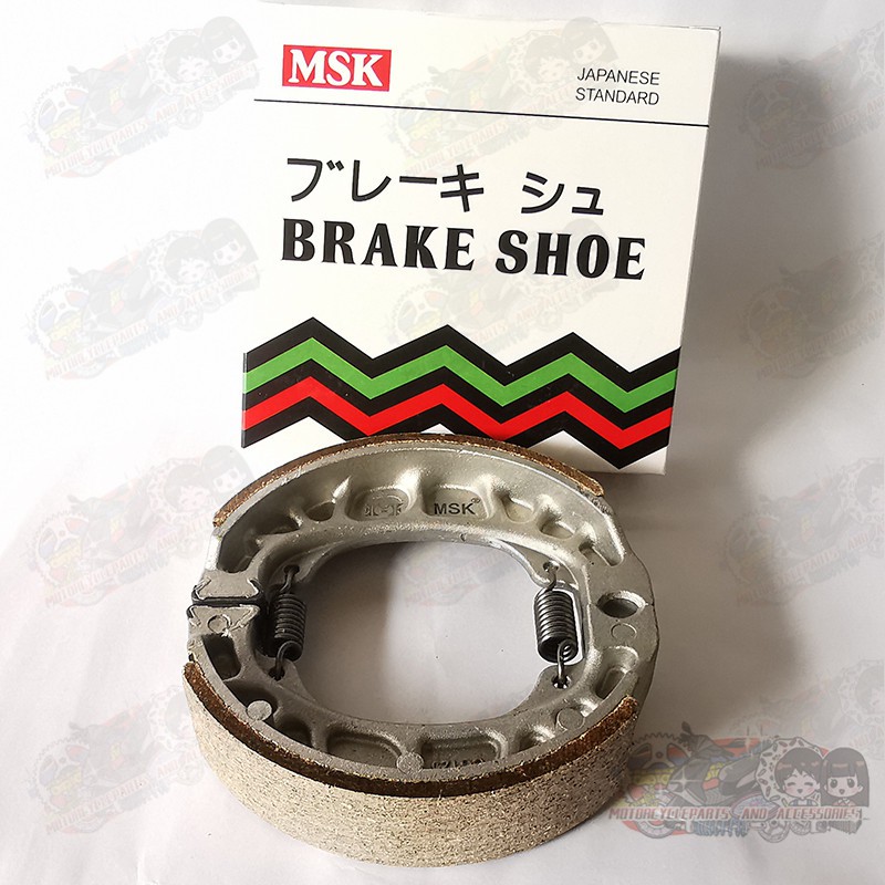 LJ Motorcycle brake shoe xrm, wave, smash(msk/septwolves) | Shopee ...