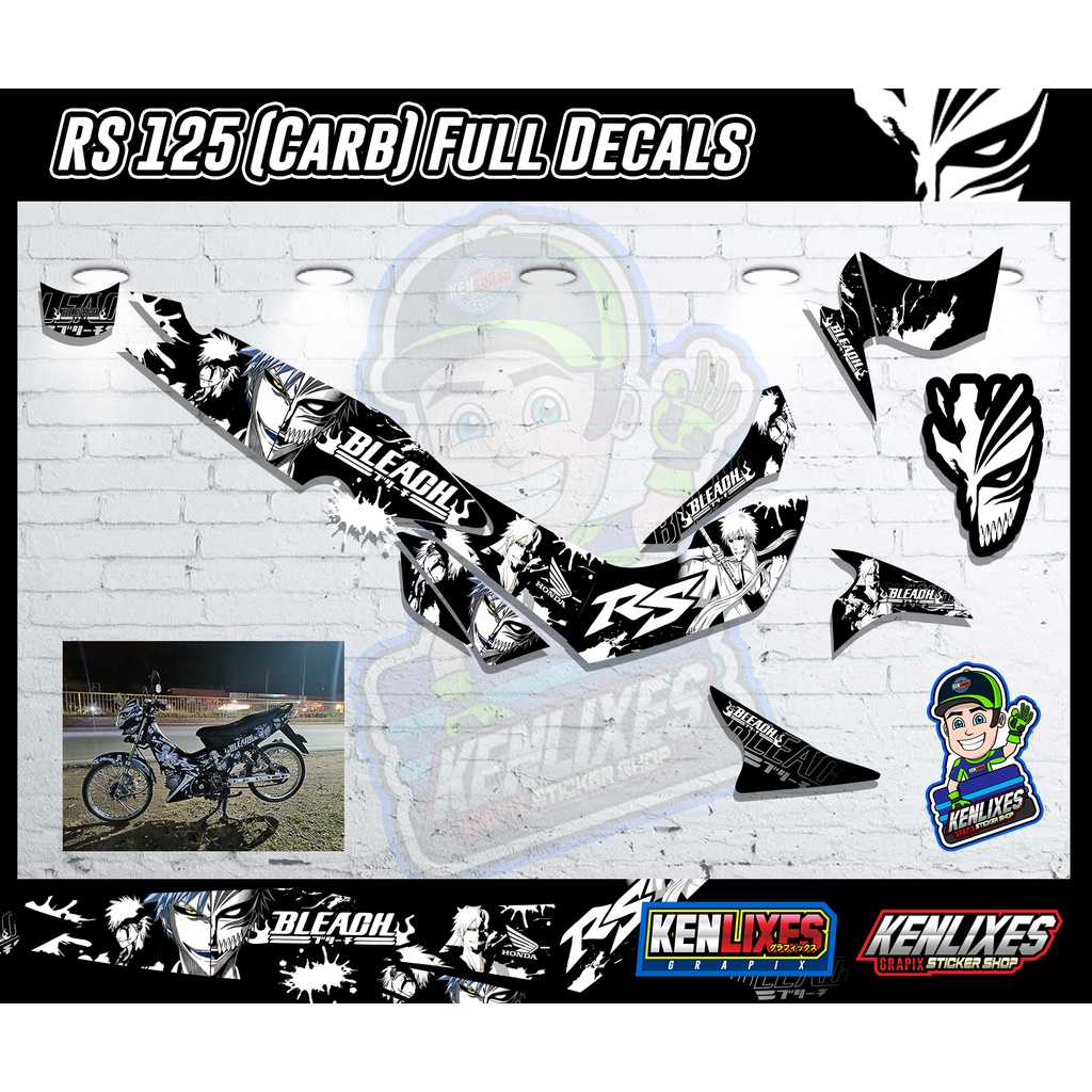 Honda RS 125 (Carb) Full Body Decals Sticker | Shopee Philippines