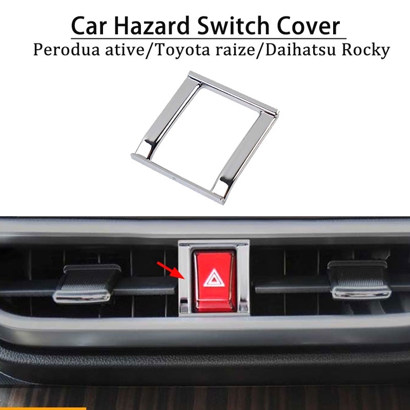 Perodua ativa Toyota Raize (2019-2023)Car Hazard Switch Cover car ...
