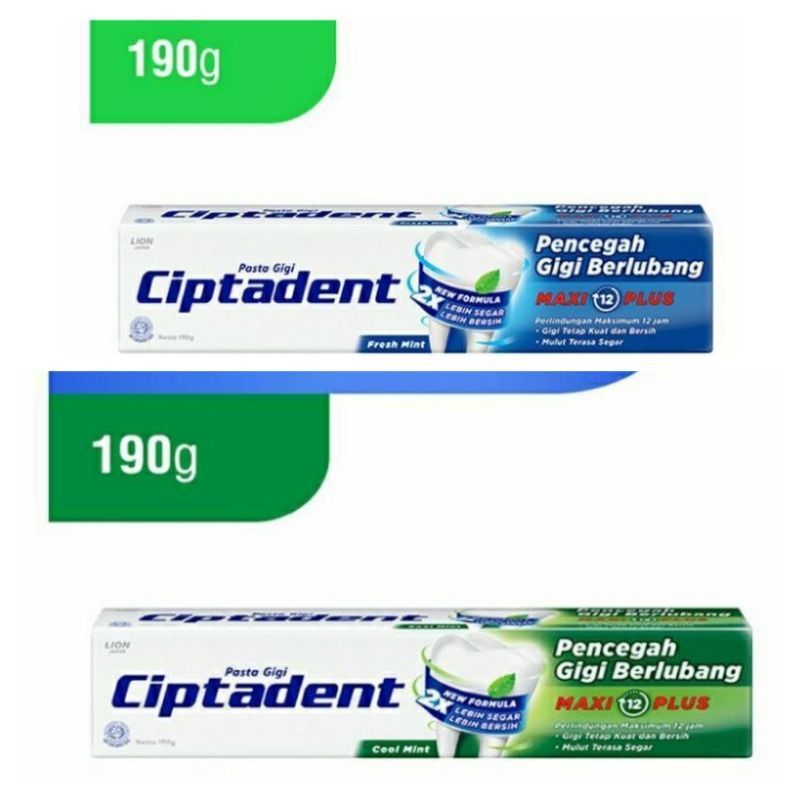 Ciptadent toothpaste 225 grams and 190 grams | Shopee Philippines