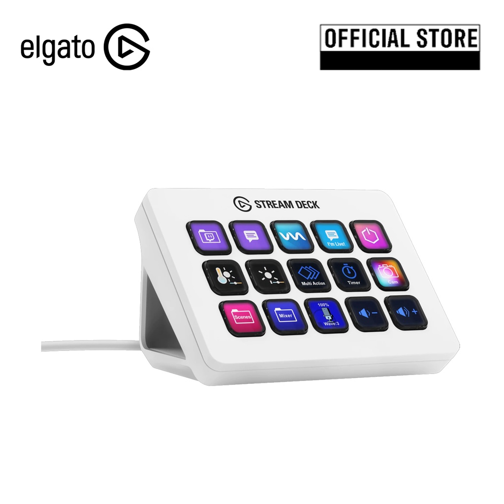 ELGATO Stream Deck MK.2 Studio Controller, 15 macro keys, trigger actions in apps works w/ Mac ...