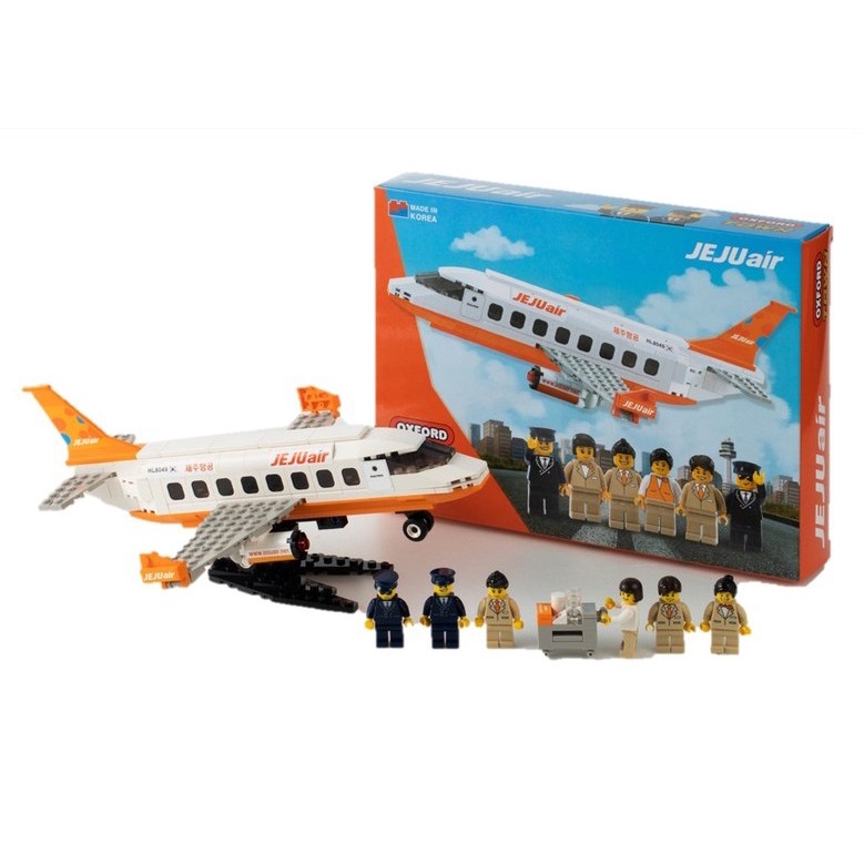 OXFORD JEJU Air Airplane Aircraft Brick Block Toy Made in Korea ...
