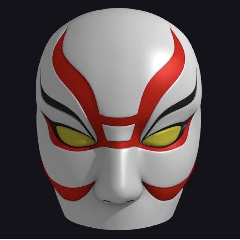 Yokai Mask | Big Hero 6 | RAW Print | Mask | Cosplay | Costume ...
