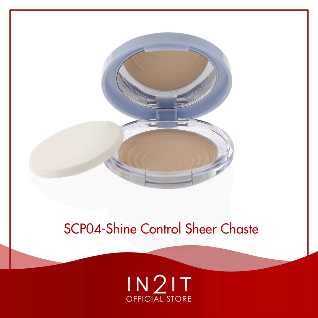 IN2IT UV Shine Control Sheer Face Powder Make-up SPF15 PA++ w/ Compact ...