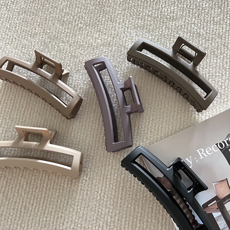 Large Hair Claw Clips for Long Thick Hair Big Hair Clamp Frosted ...