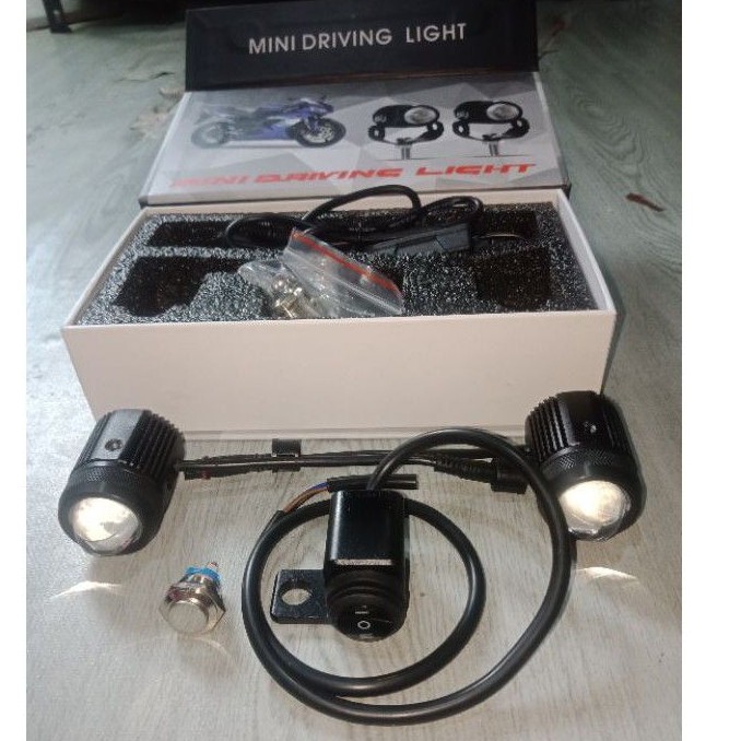 Mini Driving Light + 3 Way Switch + Pass Light Switch | Shopee Philippines