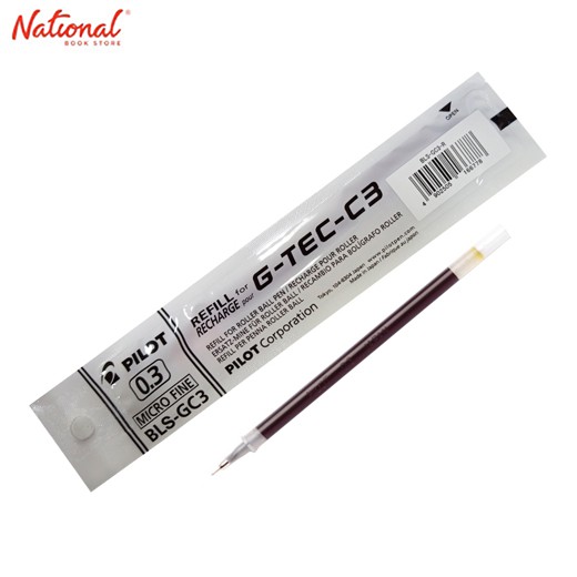 Pilot G-Tec C3 Refill Red National Book Store | Shopee Philippines