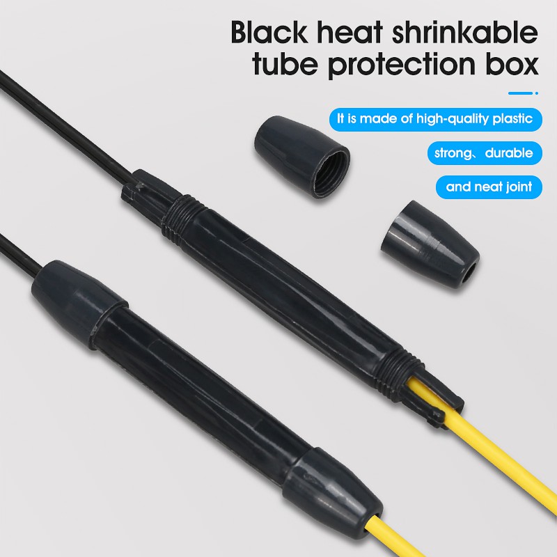 150pcs leather cable protection box heat shrinkable tube protection box ...