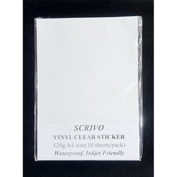 Scrivo Vinyl clear sticker | Shopee Philippines