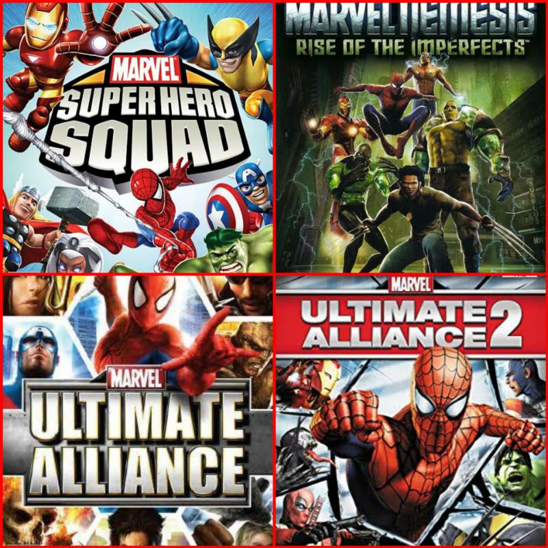PS2 PlayStation 2 Game Marvel Heroes Game Series SET 2 (Read ...