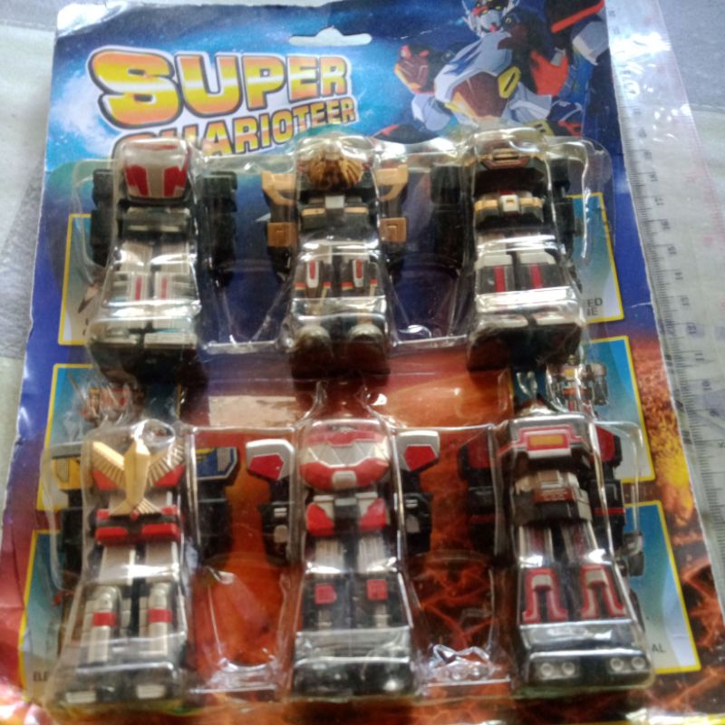 1 set mini megazord Old School power ranger/super sentai | Shopee ...