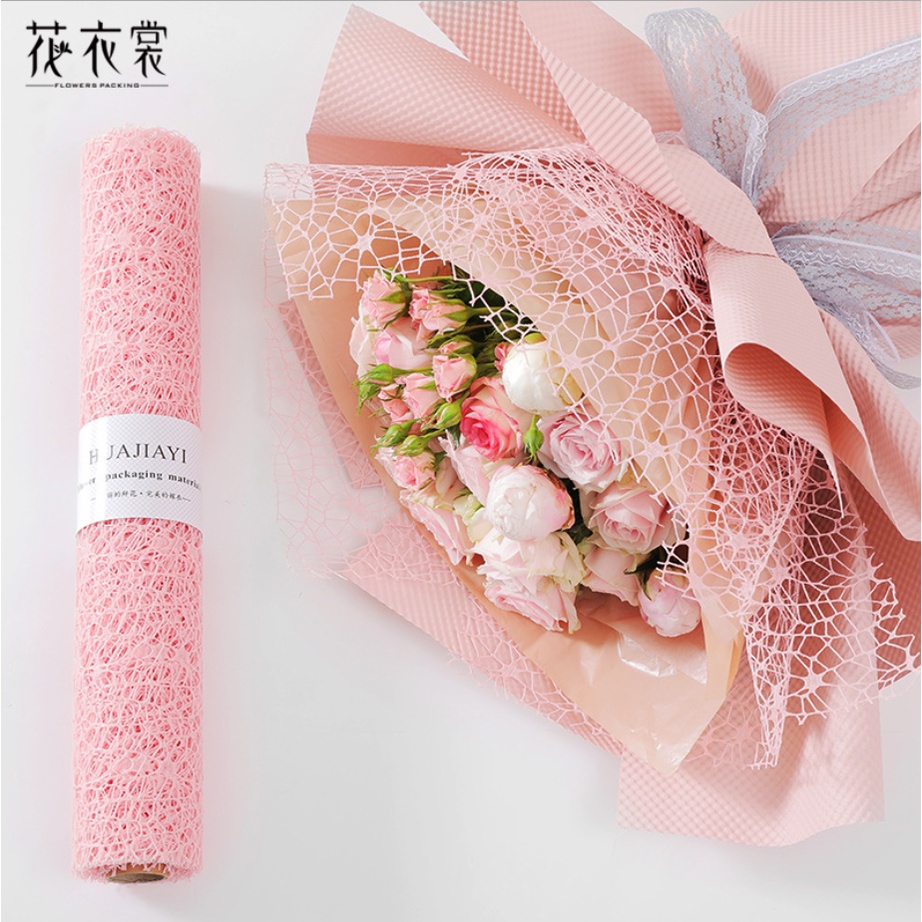1 PCS Korean Jacquard Mesh Wrapping Paper | Shopee Philippines
