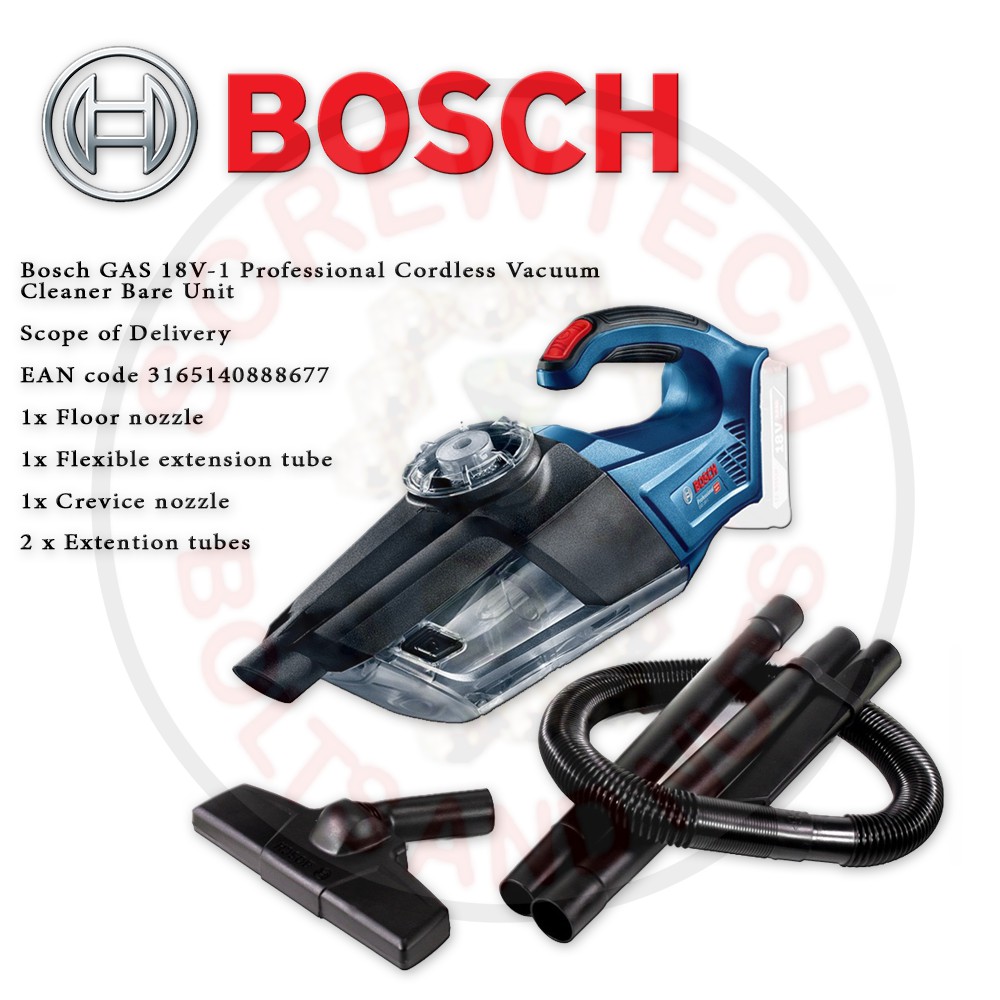 Bosch Cordless 18V Vacuum Cleaner GAS18V-1 | Shopee Philippines