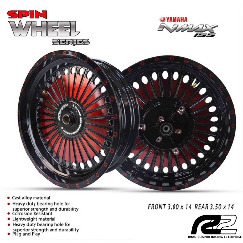 XSPEED MAGS SPIN WHEELS FOR YAMAHA NMAX 155 SIZE 14 FOR V1 ONLY | ROAD ...