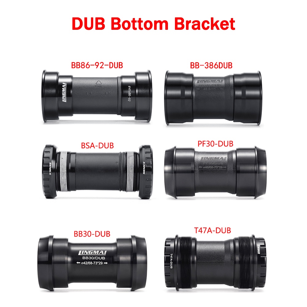 DUB Bottom bracket, for DUB MTB / Road Crank, DUB BSA, PF30, BB30, ITA Compatible with ...