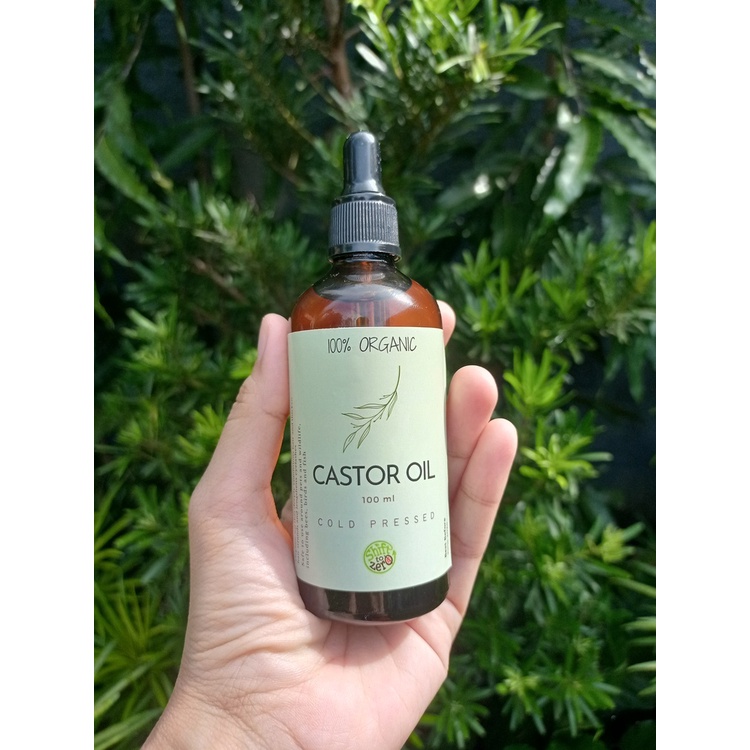 Organic Castor Oil Cold Pressed HEXANE FREE Glass Botlle (For Hair and ...