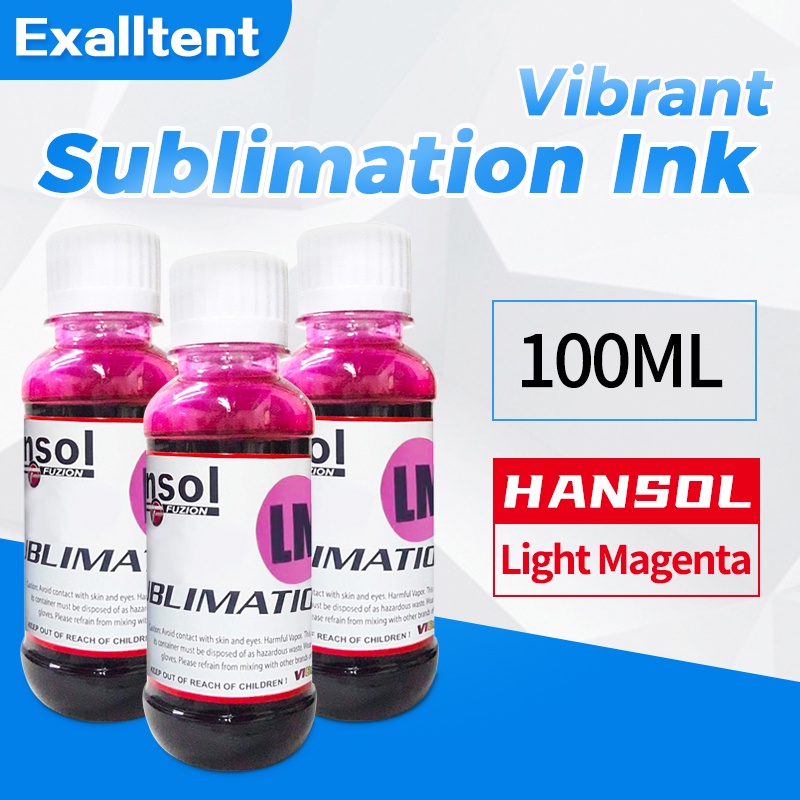Hansol Sublimation Ink Vibrant 100ml ( Black / Yellow / Cyan / Magenta ...