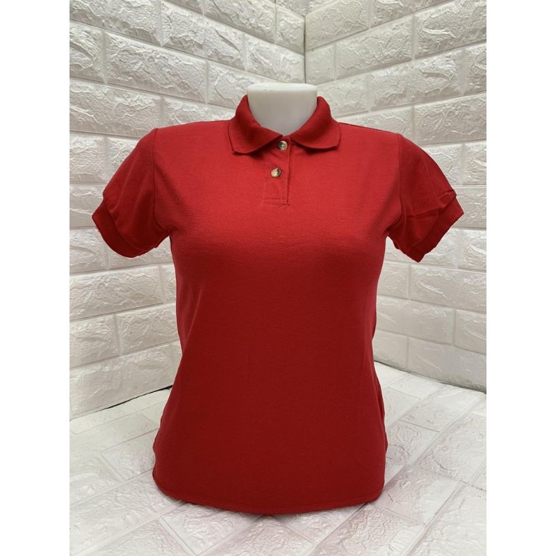 Ladies' Classic Honeycomb Plain Polo Shirt with Side Slit (fits only up ...
