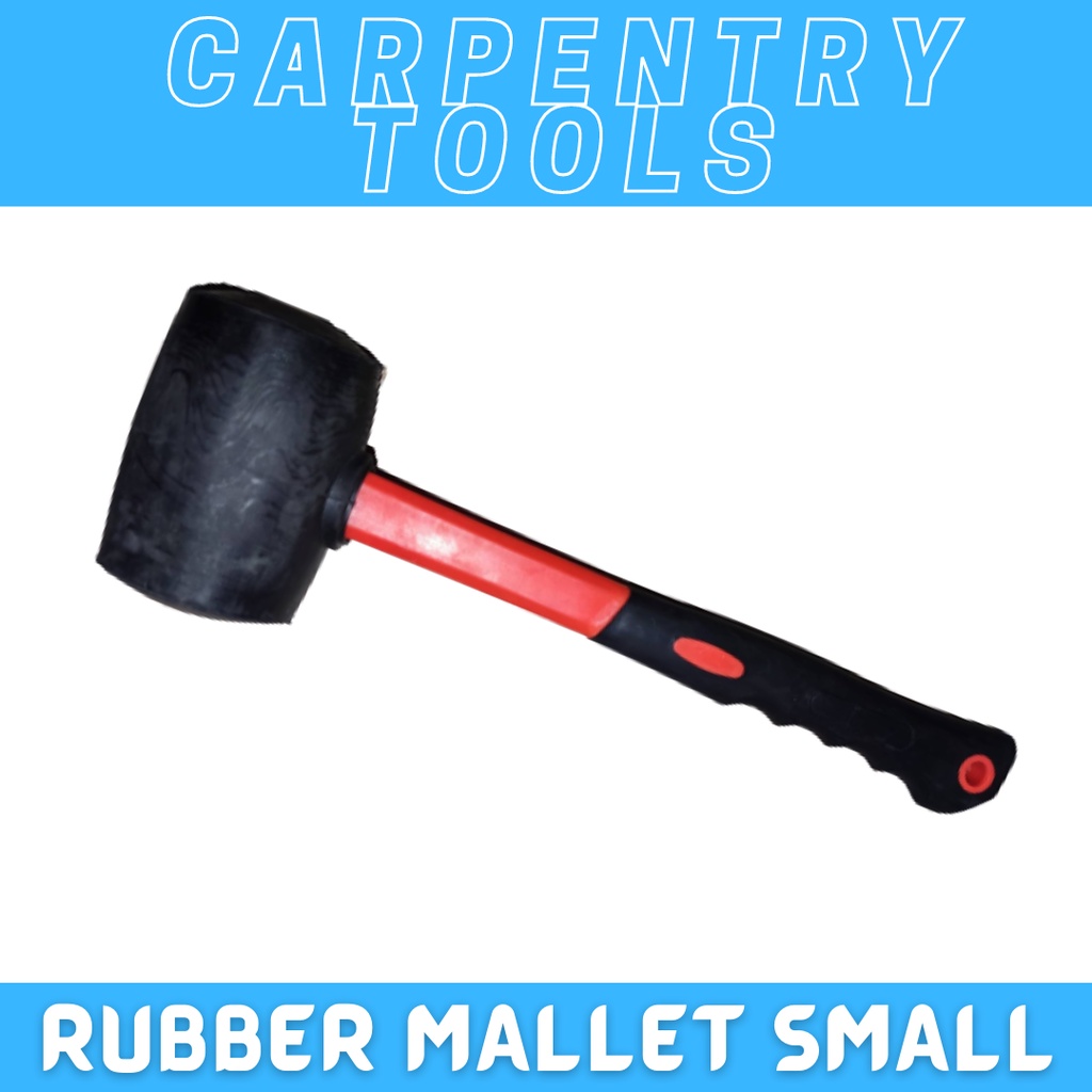 Jrshopeeph Rubber Mallet Black Masong Goma Small 29x8cm Heavy Duty ...
