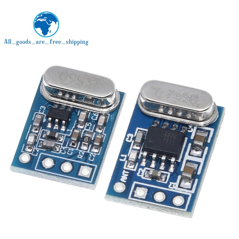 1Set 2Pcs 433MHZ Wireless Transmitter Receiver Board Module SYN115 SYN480R ASK/OOK Chip PCB for ...
