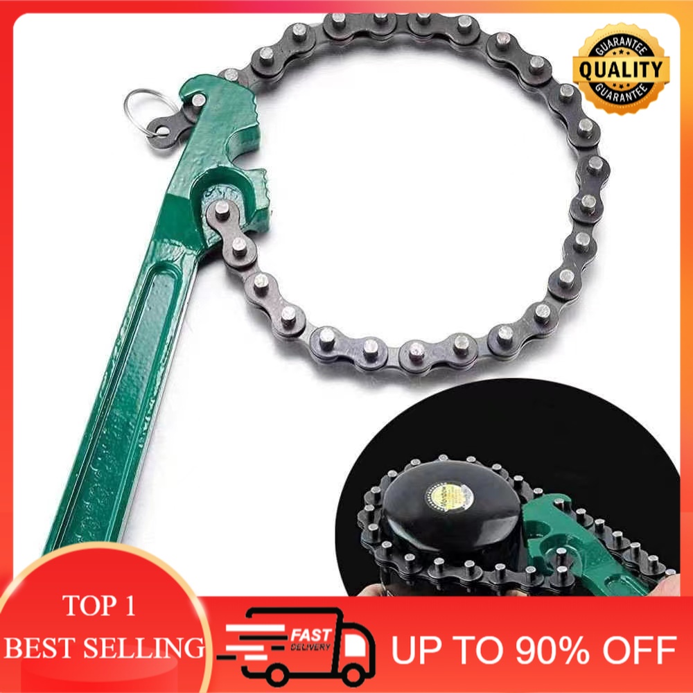Oil Filter Chain Wrench removal tool 8inch/12inch | Shopee Philippines
