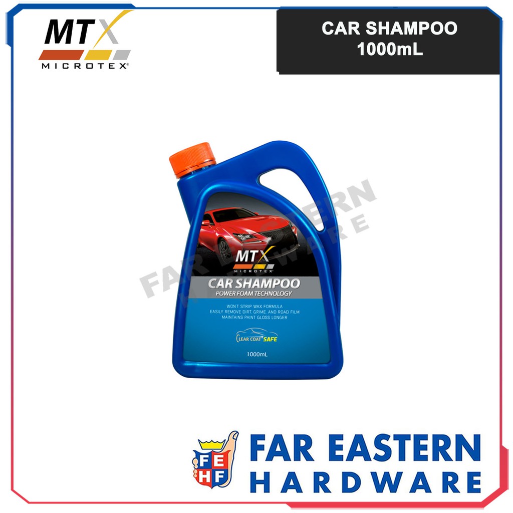 MICROTEX Car Shampoo 1000mL MTX | Shopee Philippines
