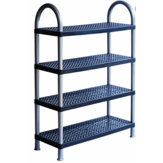 Megabox 4-Layer Shoe Rack Black | Shopee Philippines