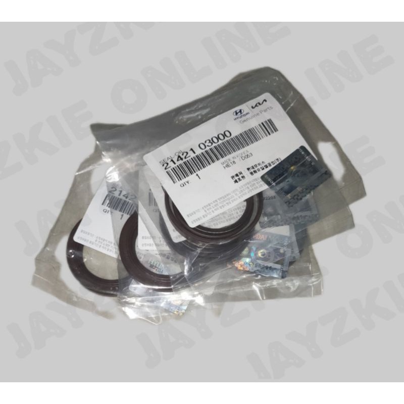 FRONT CRANKSHAFT OIL SEAL ORIGINAL HYUNDAI EON / I 10 / GETZ 1.1, KIA ...