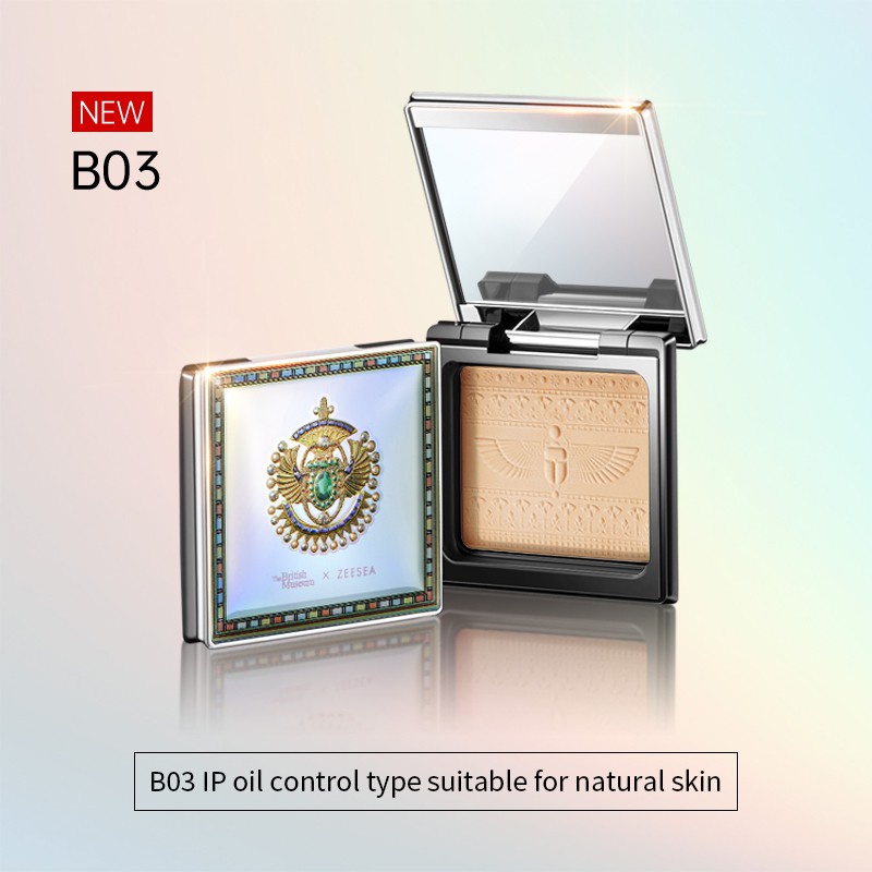 ZEESEA British Museum Face Powder Oil Control Waterproof Compact ...