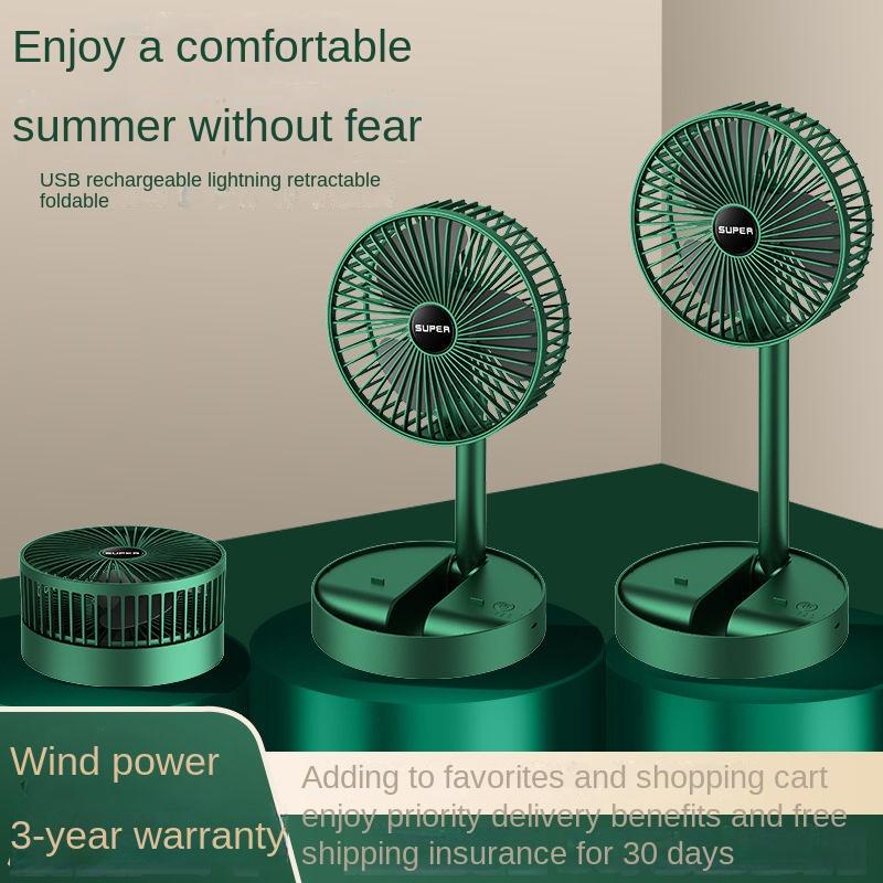【Best-selling model】~ↂ♀Ready Stock Quick Shipment Portable Fan Foldable ...