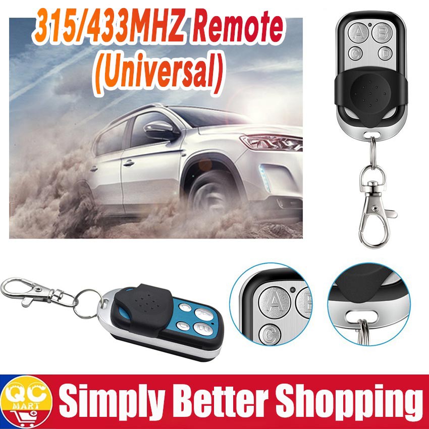 315/433 MHz RF Remote Control Electric Gate Garage Door Remote Control ...