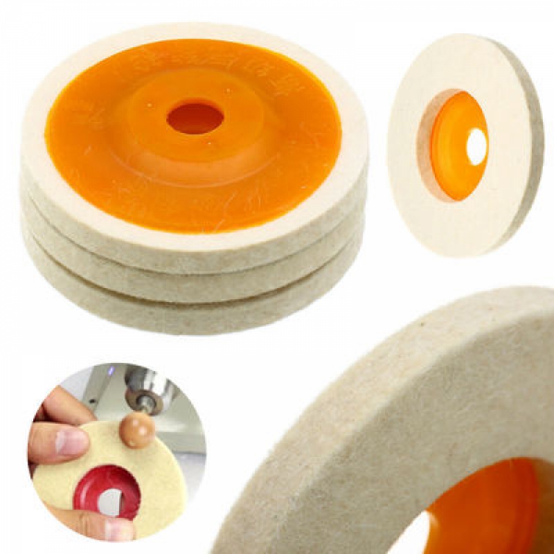1pcs Wool Buffing Angle Grinder Wheel Felt Polishing Disc Pad | Shopee ...