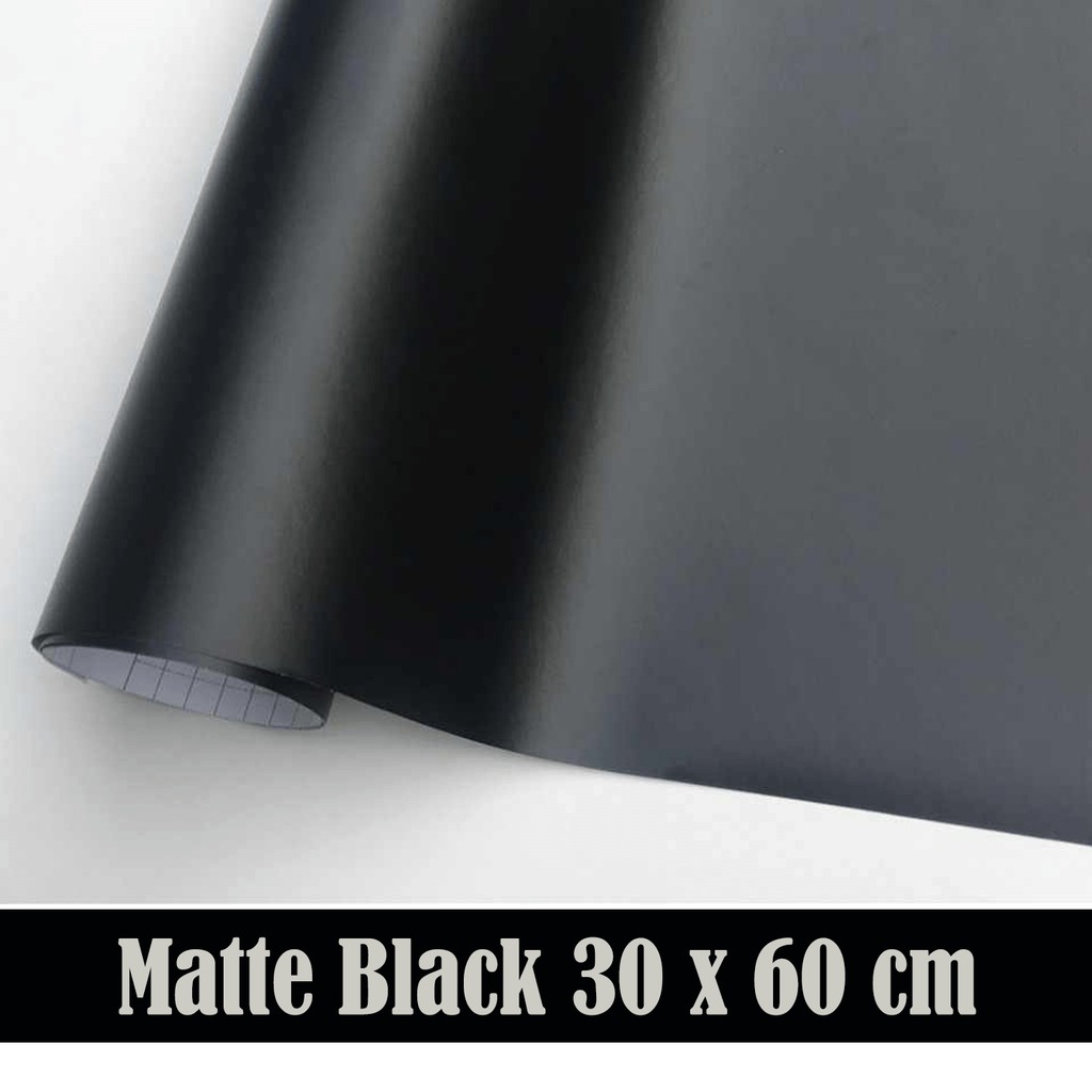 Premium Matte Black - vinyl decals for cars / motorcycles / plates, etc ...