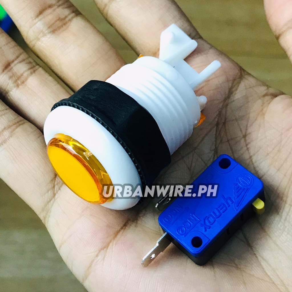 🟦ORANGE Push Button With Micro Switch For Videoke/Karaoke/Pisonet🟦 ...