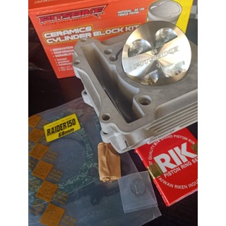 PITSBIKE RAIDER 150 Block Steel bore / Chrome forged 62 66 68 70 62mm ...