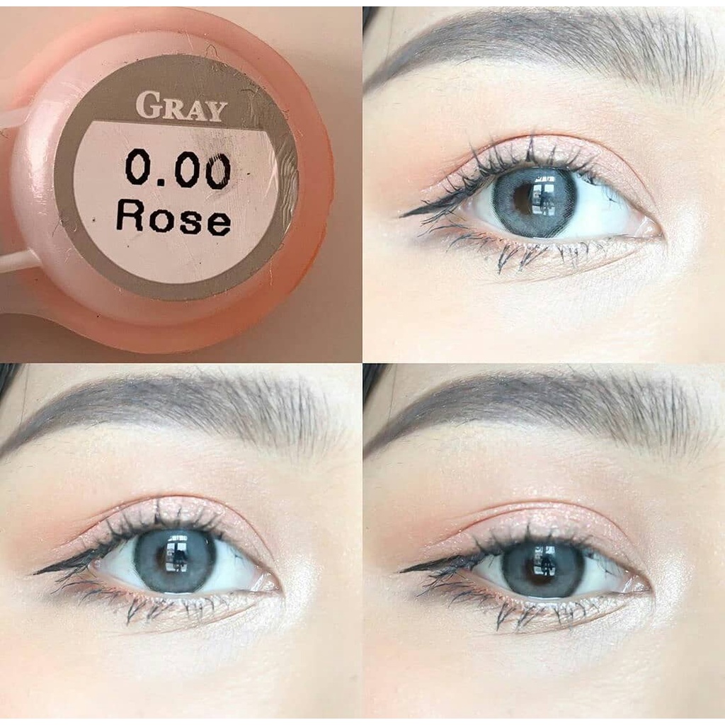 [Eyepop] Eos Rose Gray 6 Months Disposable Colored Contact Lens ...