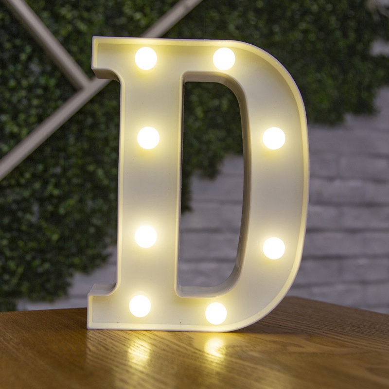 【Fast Delivery】A-Z 3d Letter LED Alphabet Decor Lamp Letter Light Party ...