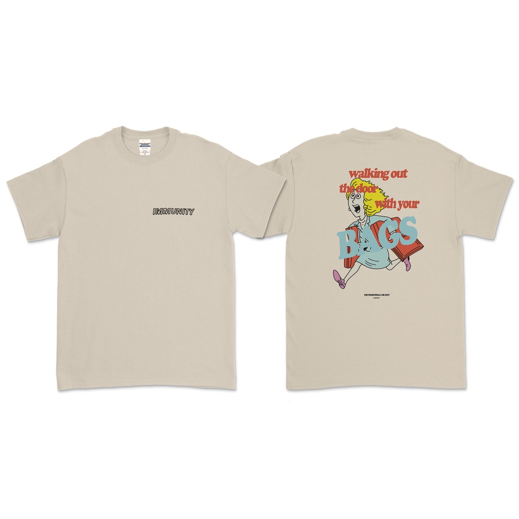 CLAIRO - IMMUNITY (BAG) T-SHIRT (FRONT BACK) | Shopee Philippines