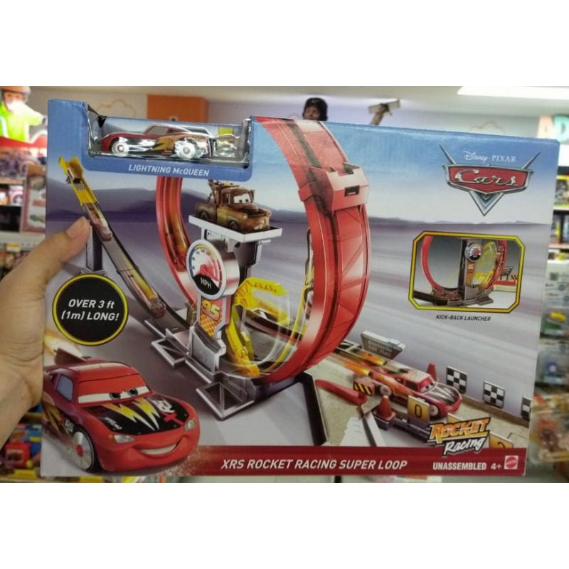 Disney Pixar Cars XRS Rocket racing super loop track toy car | Shopee ...