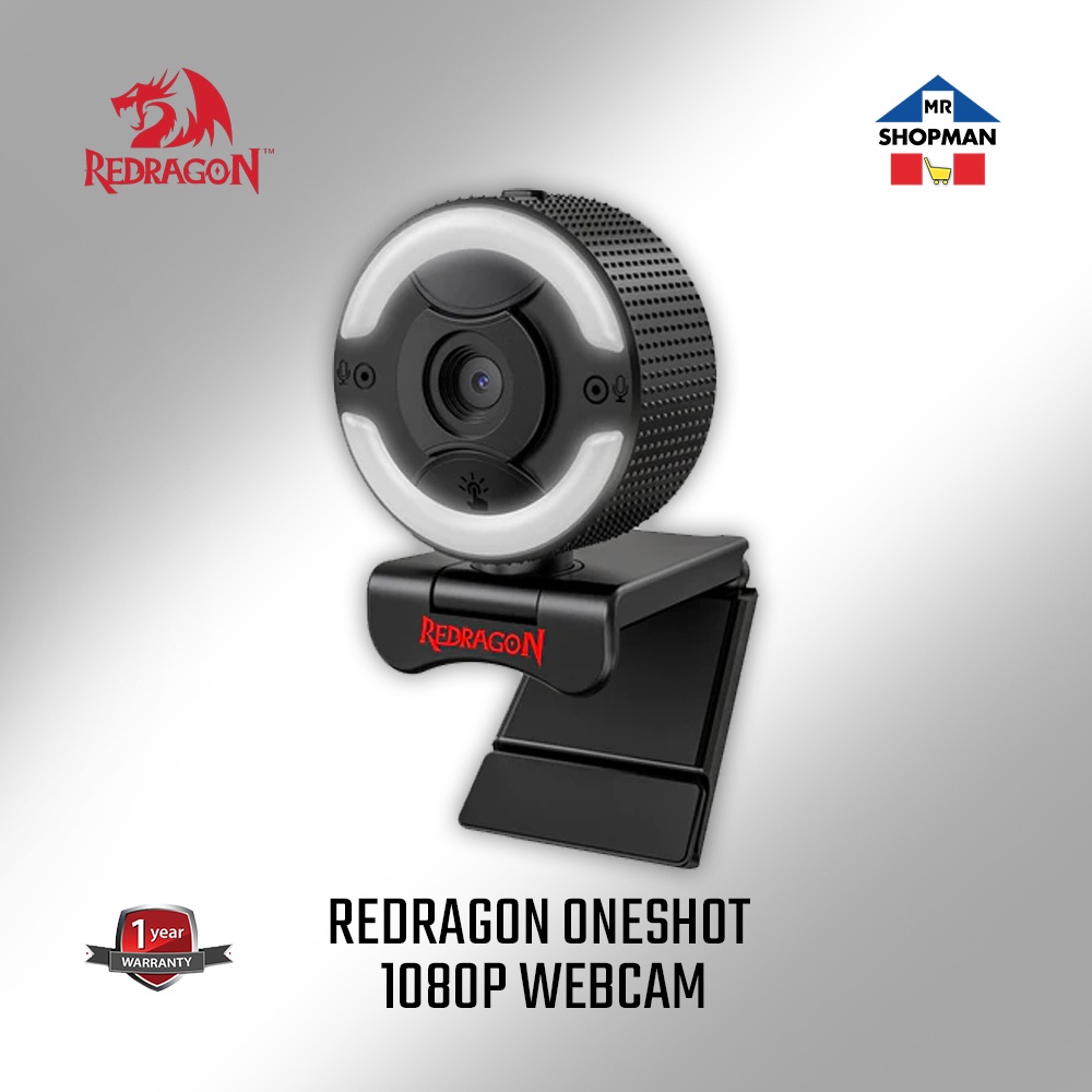 Redragon Oneshot FHD 1080P Webcam One Shot Camera | Shopee Philippines