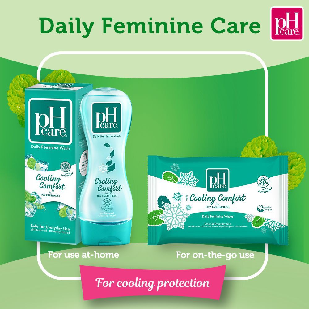 pH Care Daily Feminine Wash Cooling Comfort 150mL | Shopee Philippines