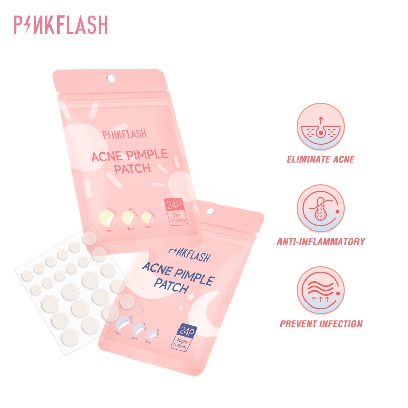 Pink Flash Skin Care Acne Pimple Repair Patch Spot Patch Acne Treatment ...