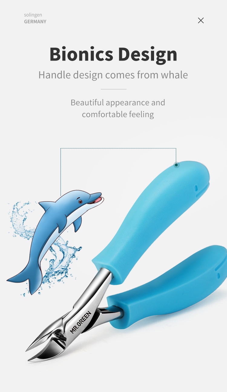 MR.GREEN Nail Clippers Ingrown Toenail Cutters Pedicure Tools Olecran ...