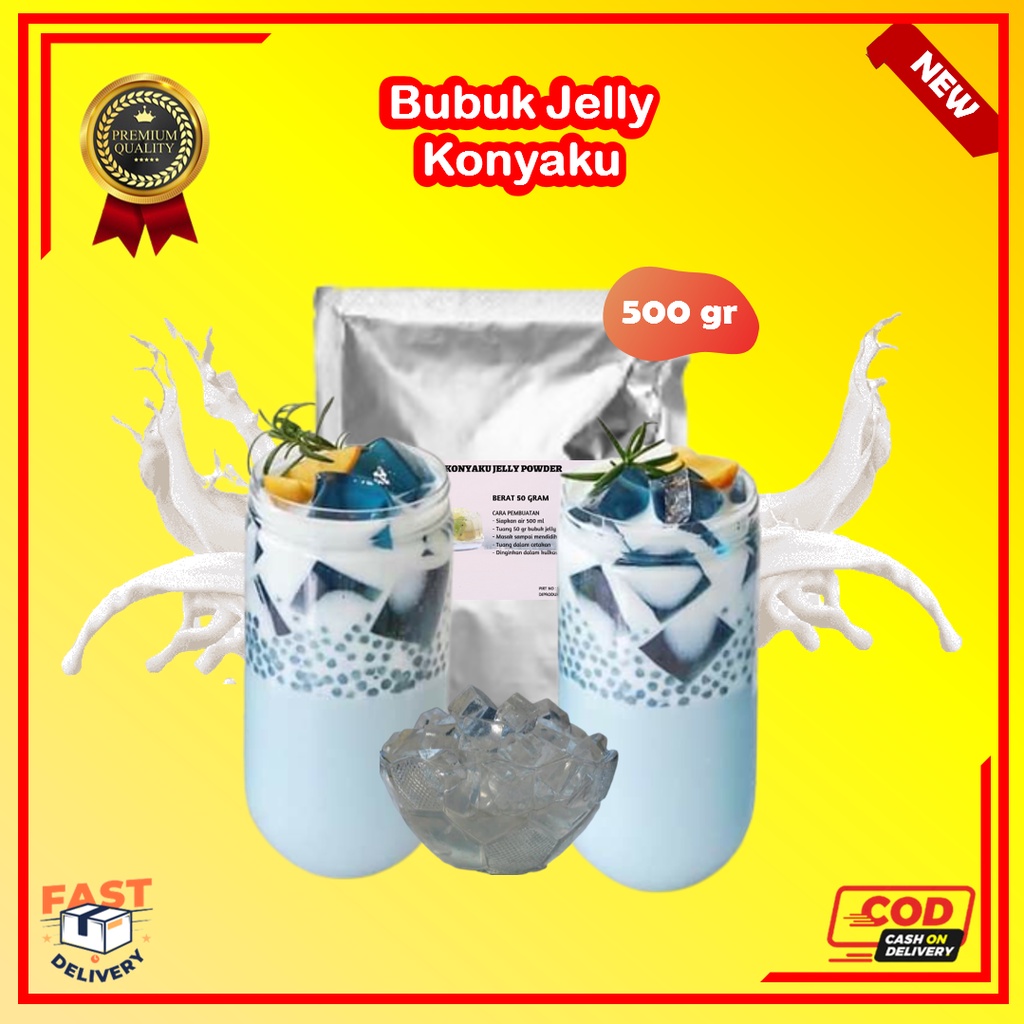 Konyaku Jelly Drink Powder Konyaku Jelly Topping Powder Plain Chewy And ...